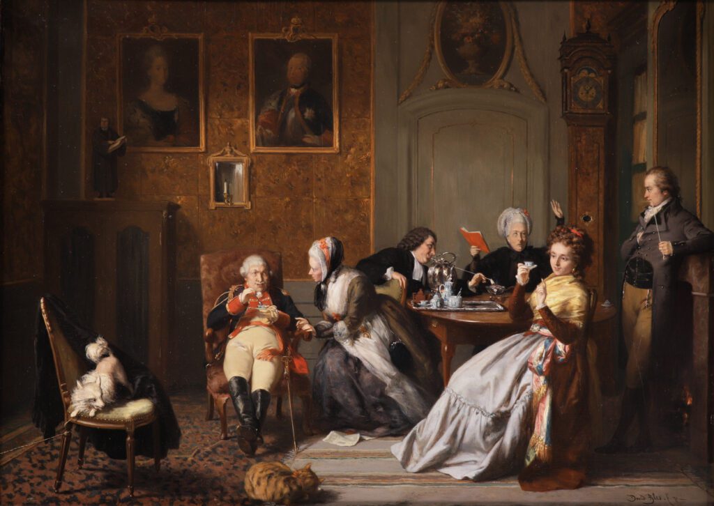 David Bles schilderij te koop - Oranje Nassau Royalists, 1871