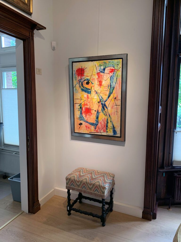 Willy Boers schilderij te koop Droom en Daad 1949 painting for sale
