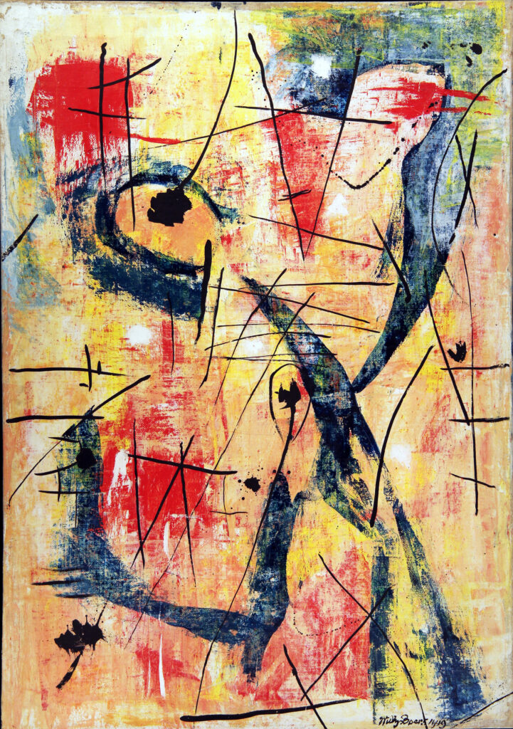 Willy Boers schilderij te koop Droom en Daad 1949 painting for sale