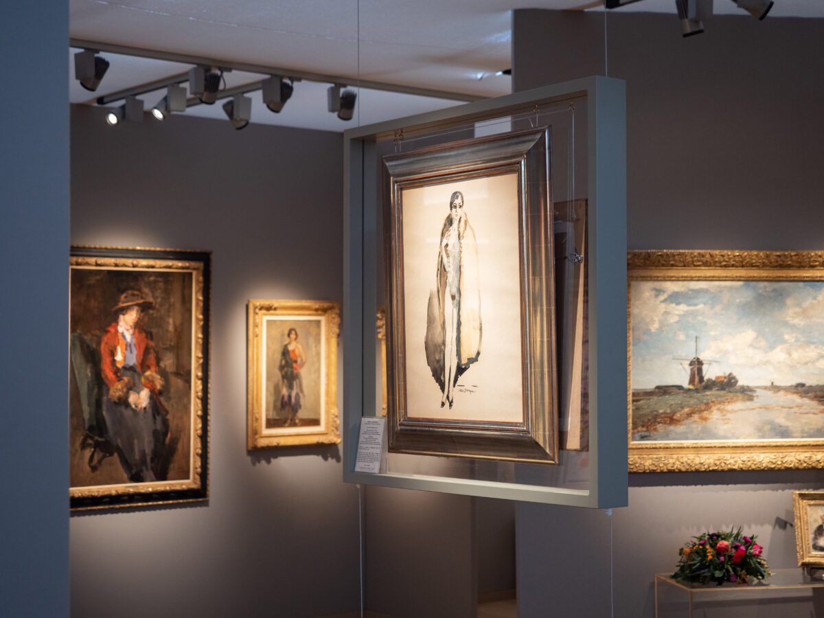 Kees van Dongen - "Portrait of Edmonde Guy" watercolour for sale